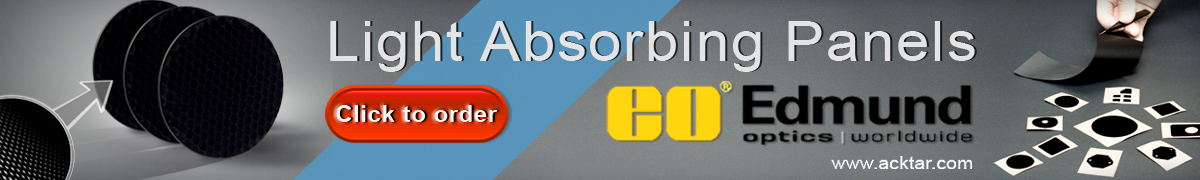 Light Absorbing Panels - Acktar black coatings